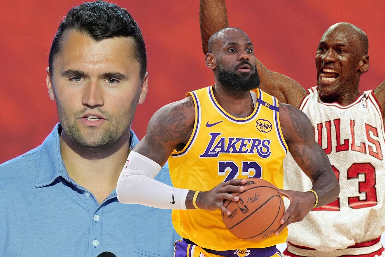 Charlie Kirk was very clear about who is better: Michael Jordan or ...