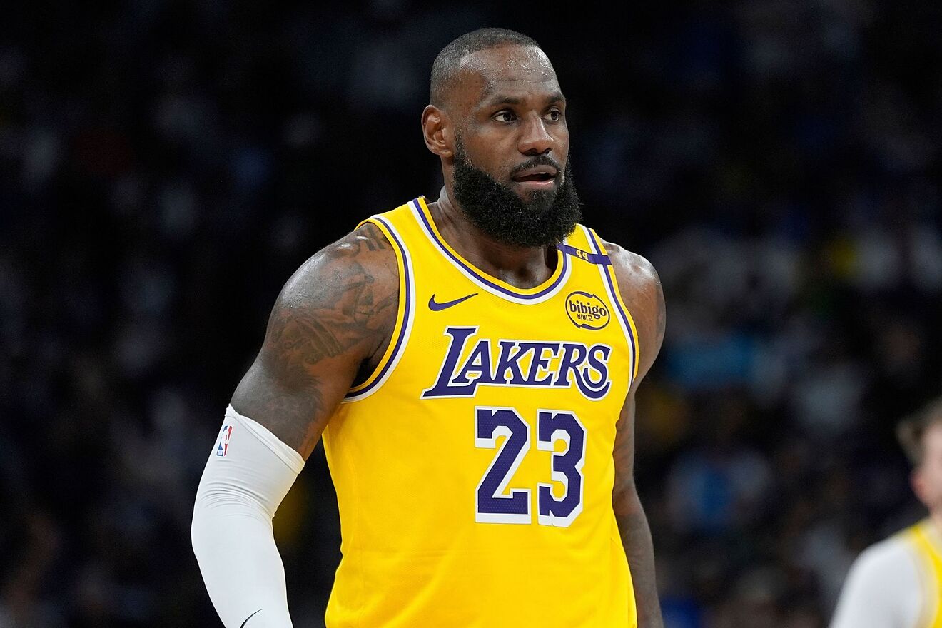 LeBron James caught in awkward near-nude interview moment as cameras ...