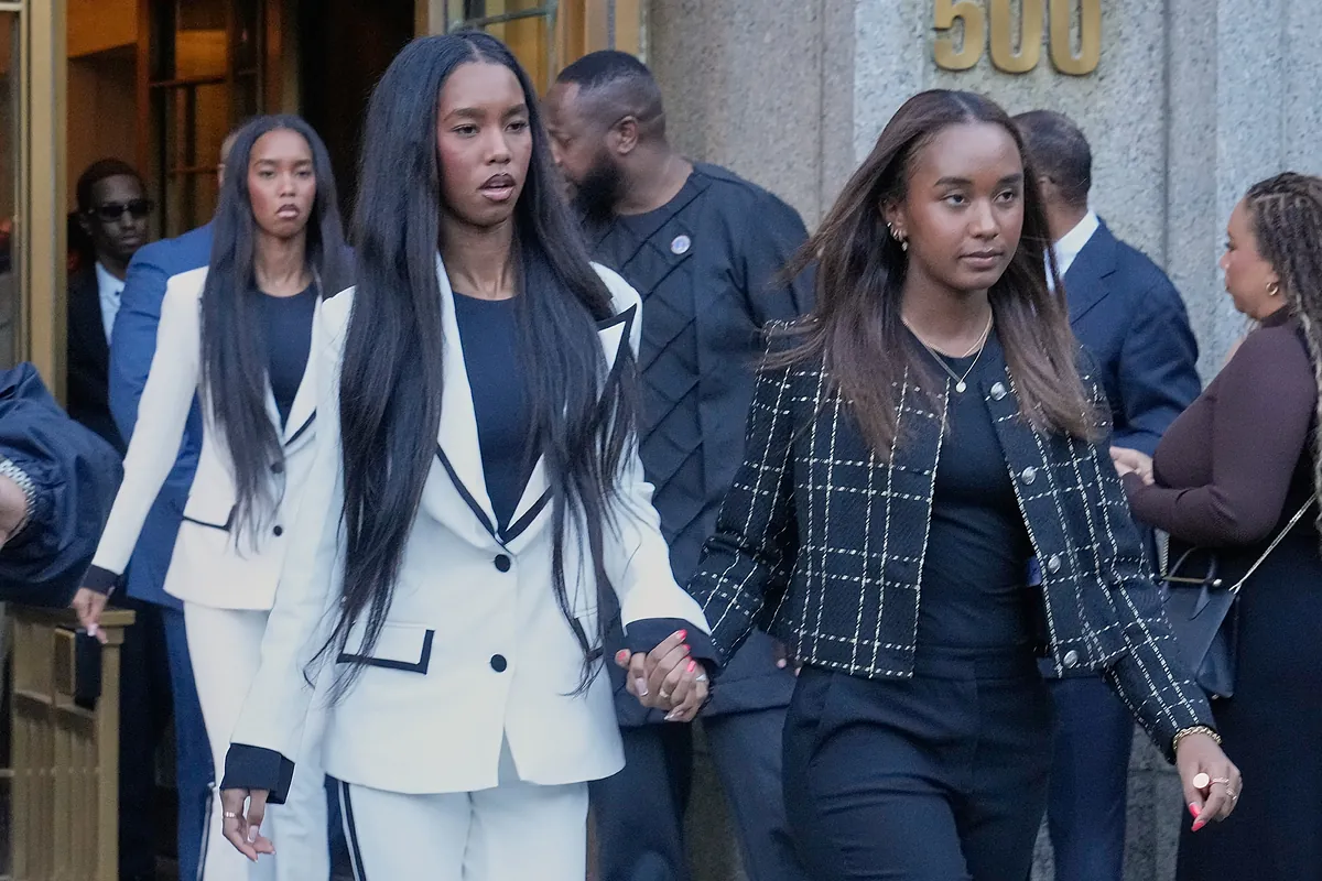 Diddy's twin daughters Jessie and D'Lila Combs turn heads at Kylie ...