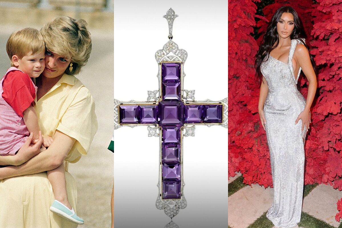 Kim Kardashian buys Princess Diana's legendary Attalah Cross for $197k ...