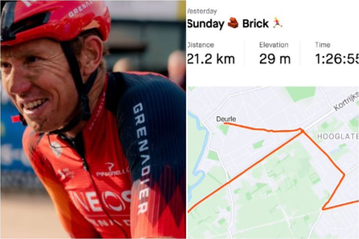 Ciclismo: La 'locura' de Cameon Wurf: acaba la infernal Roubaix... ¡y ...