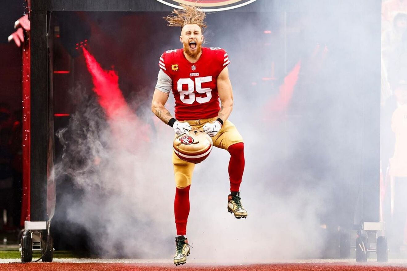 George Kittle goes hard and says that playing in the NFL is 'like being in a car crash every ...