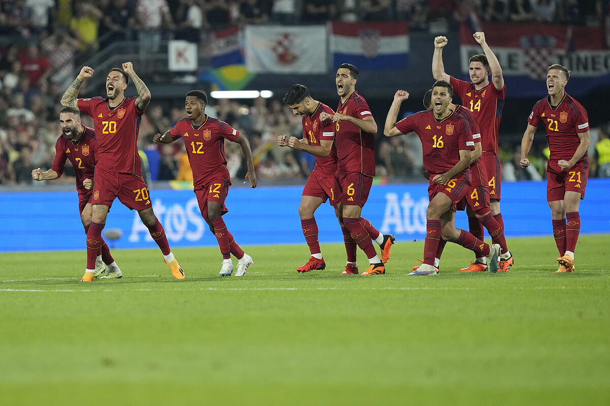 UEFA Nations League: Carvajal wins Spain the Nations League in penalty ...