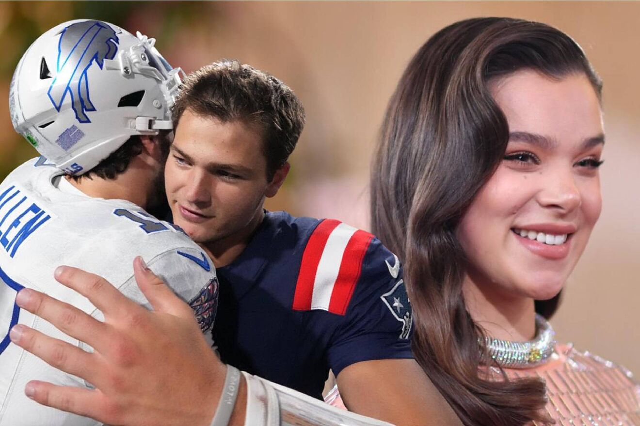 Drake Maye shines against Josh Allen and Hailee Steinfeld; Bills ...