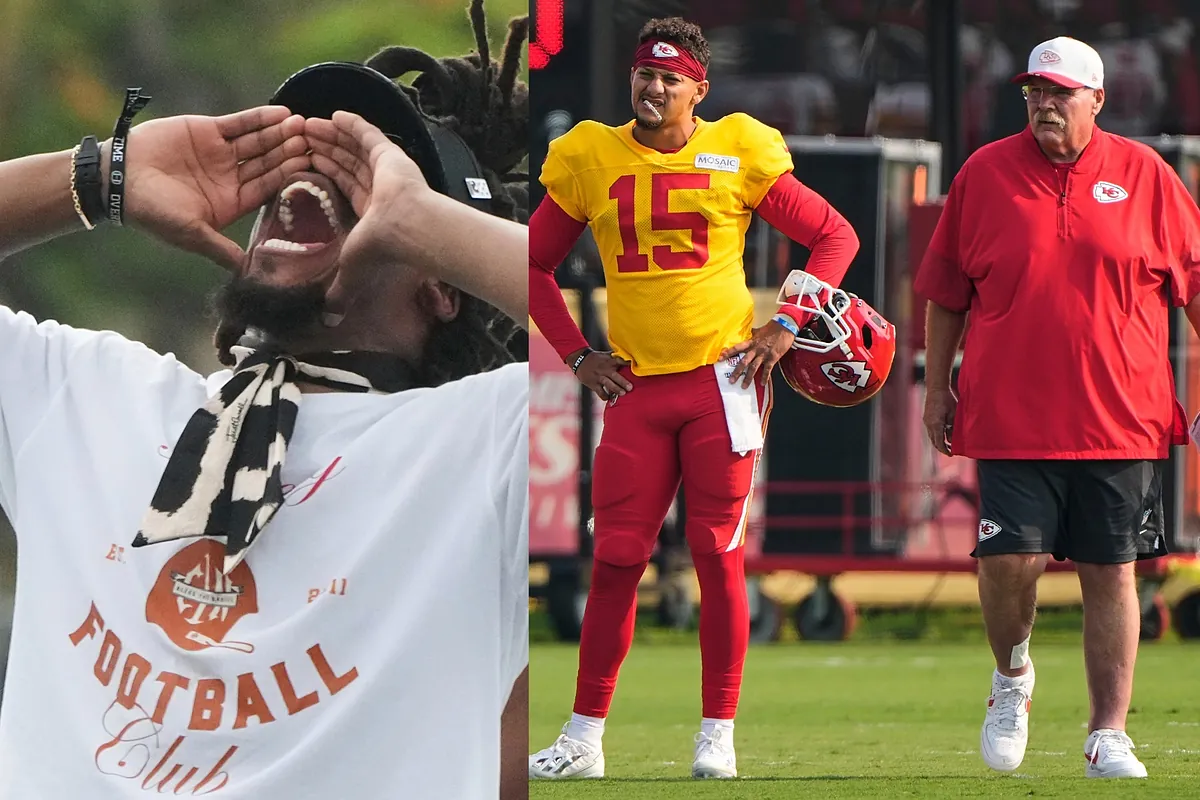 Cam Newton sends stern message to Andy Reid and Patrick Mahomes after ...