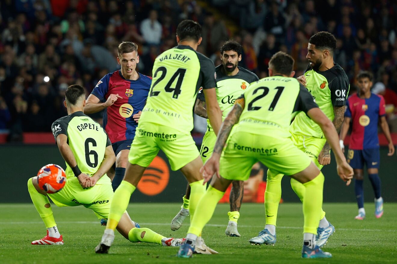 Barcelona increases Spanish league lead by beating Mallorca 1-0 on Dani ...