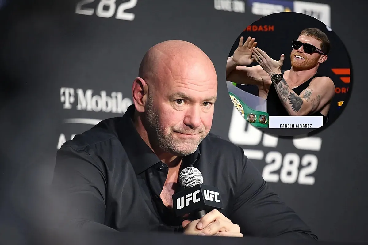 Canelo Alvarez gets Dana White out of trouble before being cornered ...