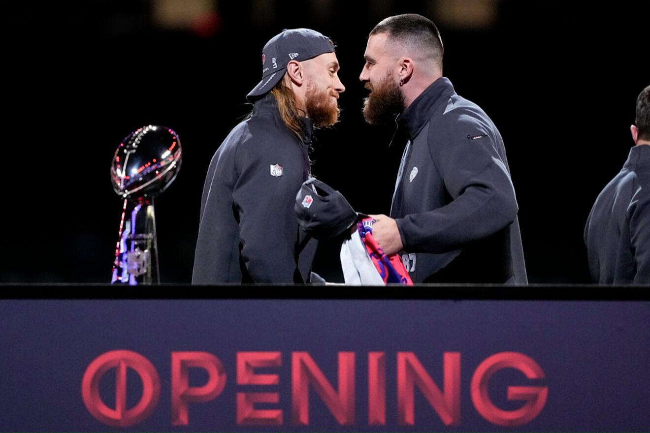 George Kittle backtracks, Travis Kelce stands firm: Netflix's 'Receiver ...