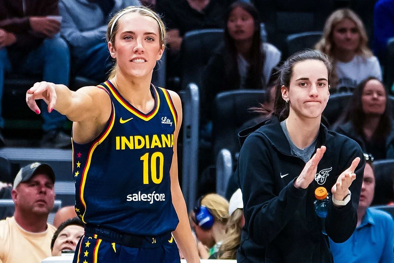 Caitlin Clark and Aliyah Boston hype up Fever teammates with a weird ...