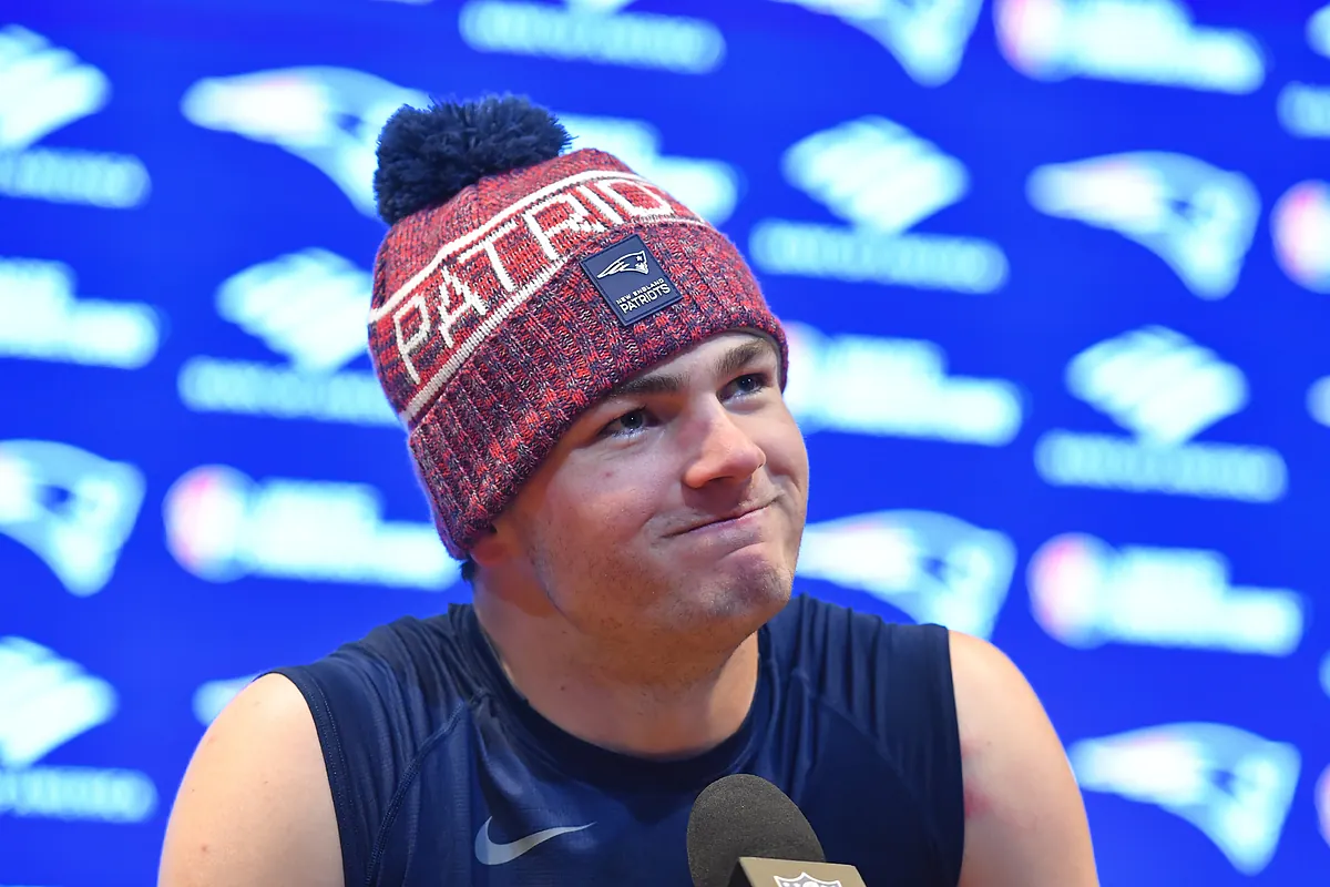 Drake Maye faces uncomfortable questions from the Patriots when the ...