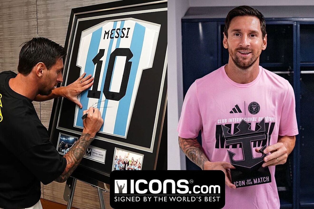 Messi revolutionises his alliance with Icons for autographs and ...