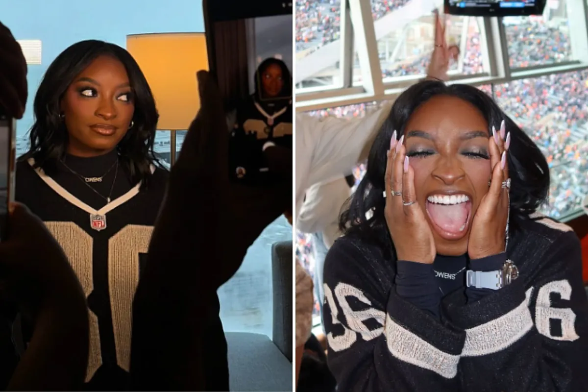 Simone Biles uses Taylor Swift and Travis Kelce to portray herself as a ...