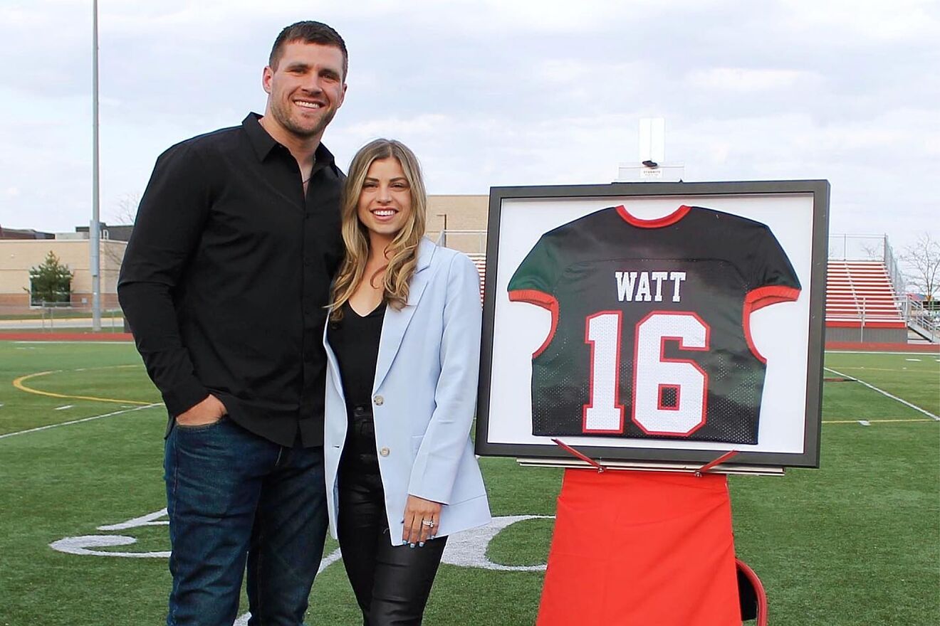 T.J. Watt's return: Wife Dani cheers on Steelers star after miracle ...