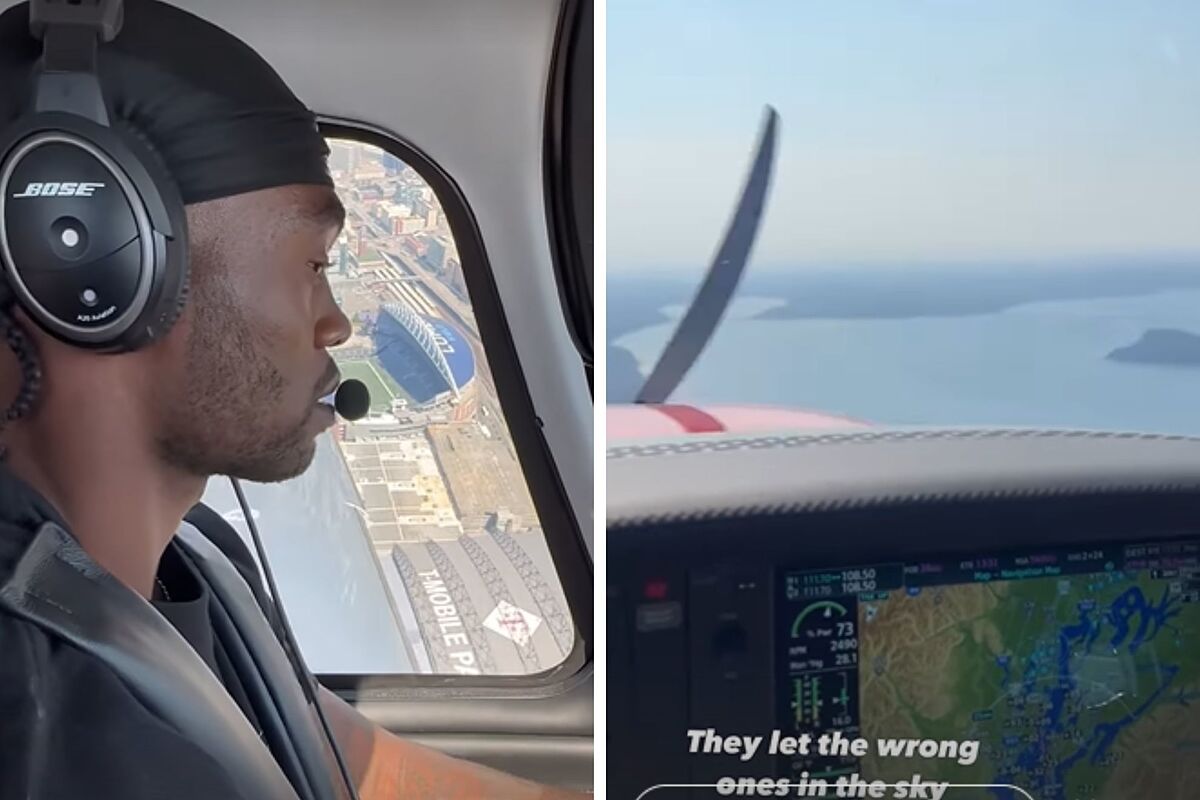 Cowboys WR Brandin Cooks, a licensed pilot, takes Micah Parsons flying ...