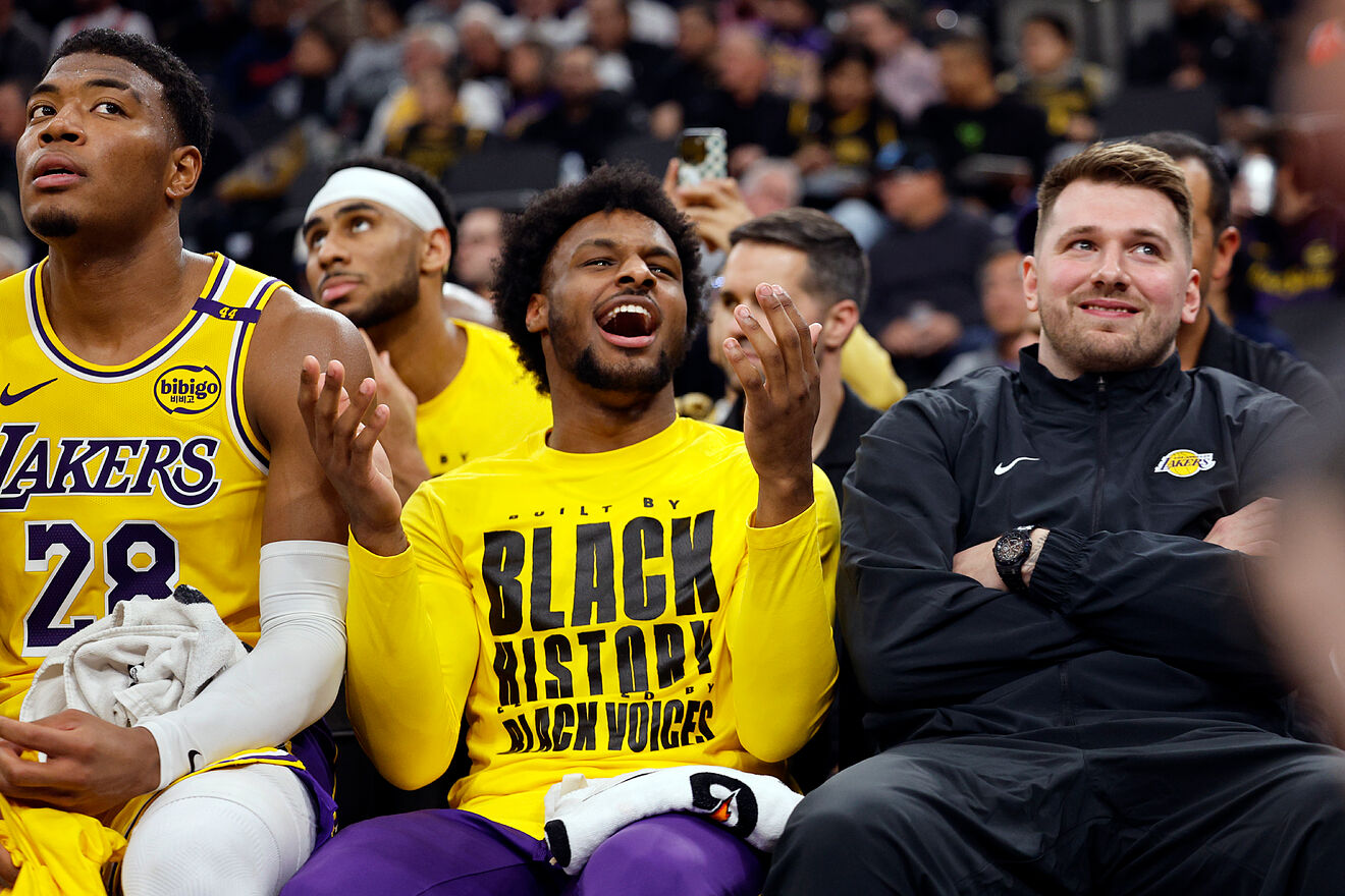 Luka Doncic steps into a mentor role guiding Bronny James with his best ...