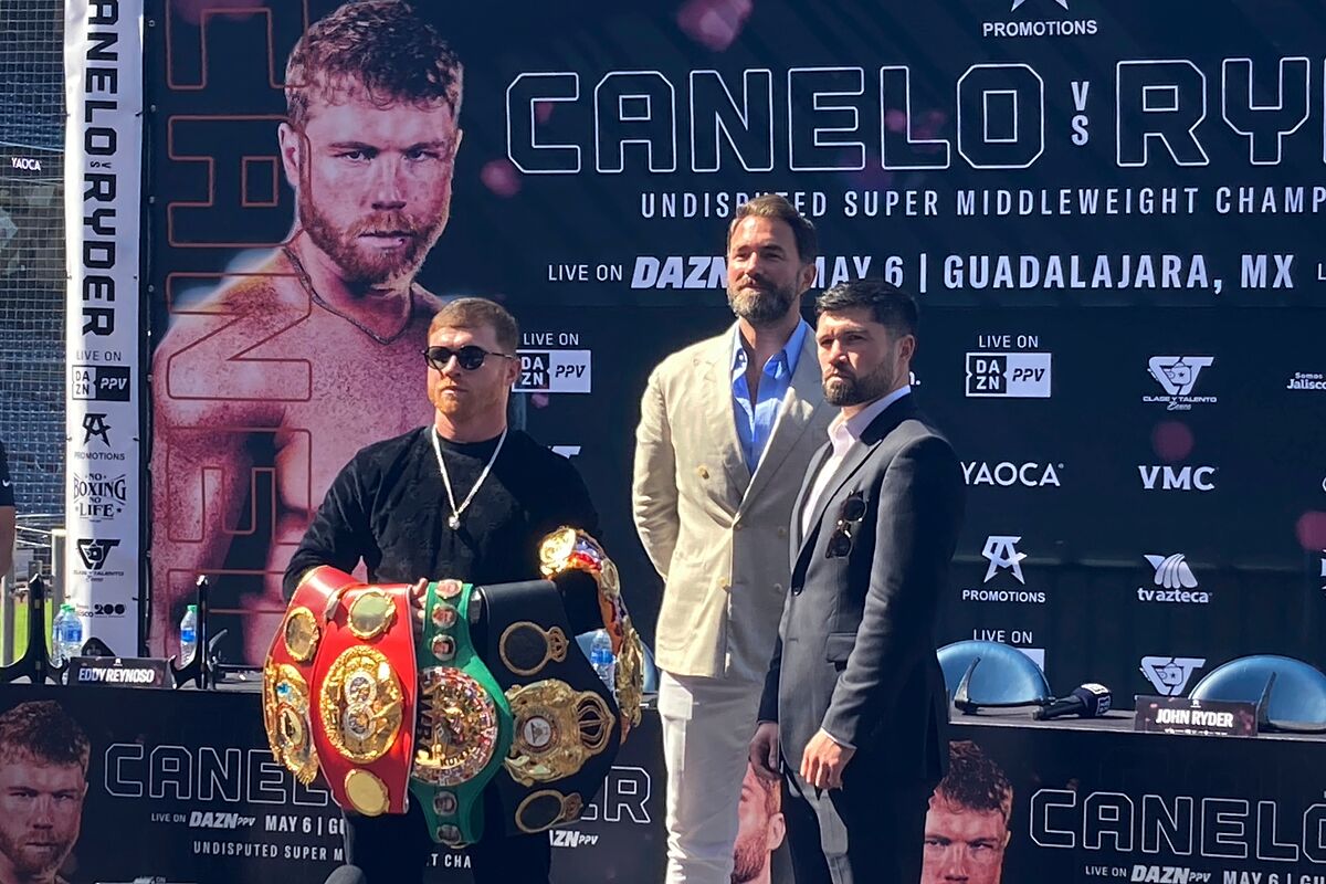 Boxing: Canelo Alvarez and John Ryder make weight for their Super ...