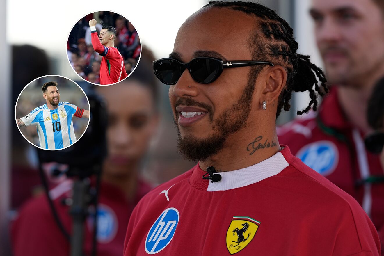 Cristiano Ronaldo or Leo Messi? Ferrari F1 driver Lewis Hamilton didn't ...