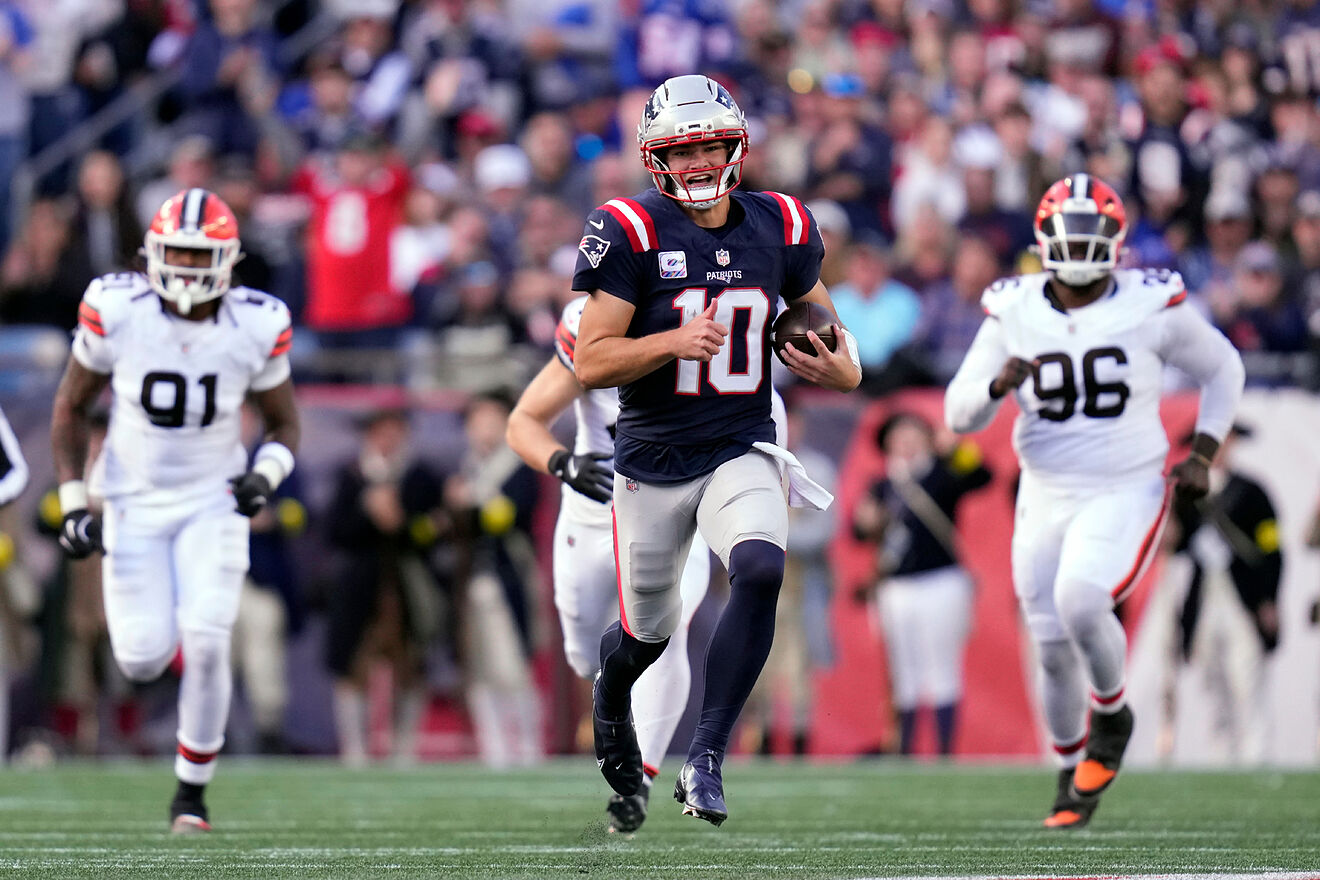 Rob Gronkowski backs Drake Maye for MVP as rookie QB leads Patriots ...