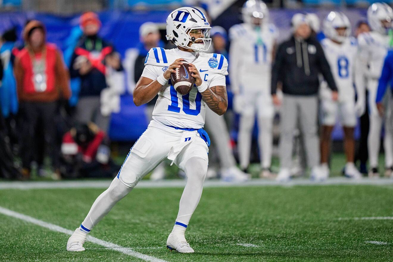Duke QB Darian Mensah shocks college football entering transfer portal ...