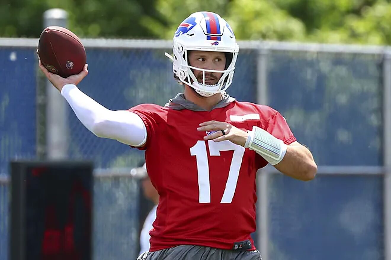 Josh Allen is off the Bills' injury report and preparing to damage ...