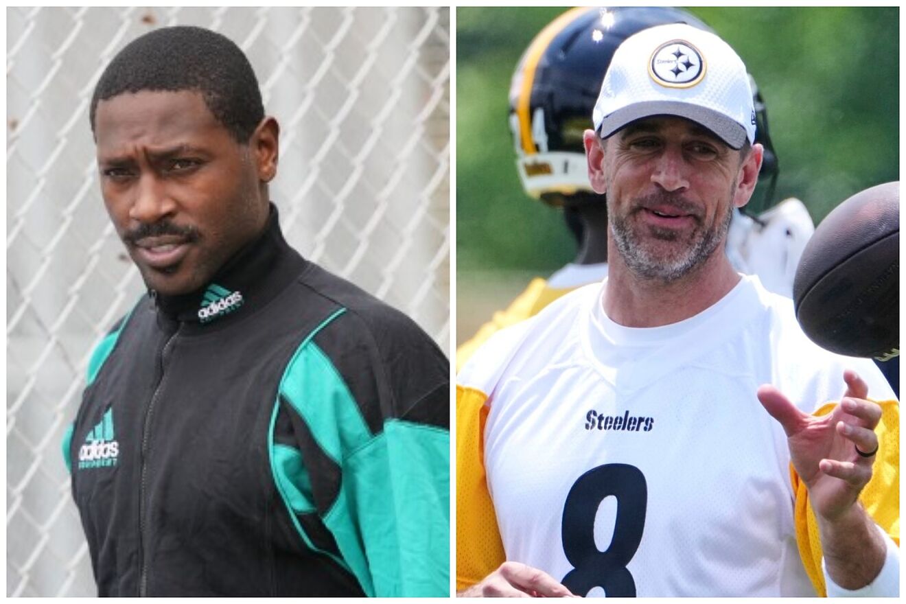 Antonio Brown mocks Aaron Rodgers after Steelers loss, referencing a ...