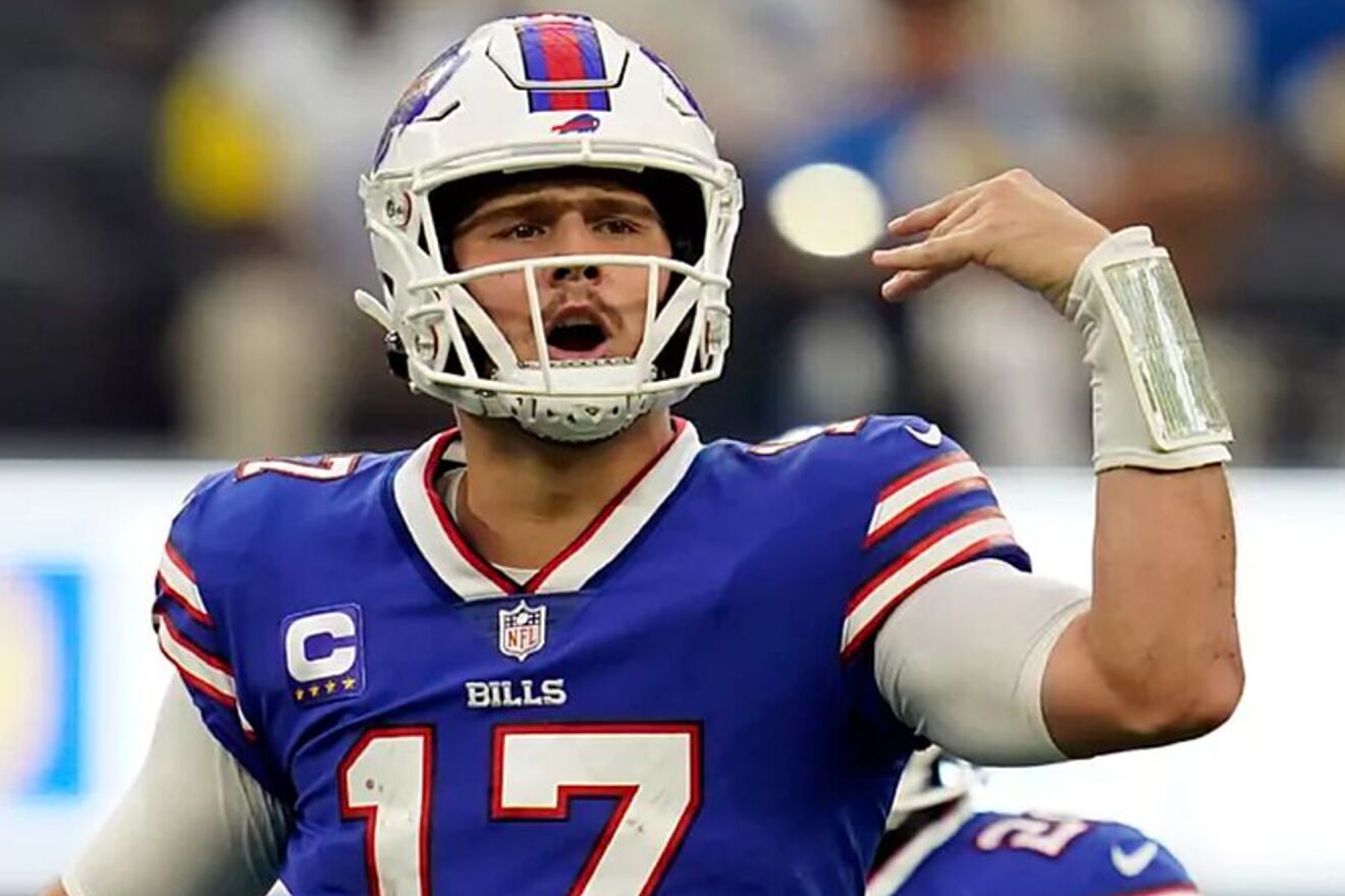 Josh Allen's incredible reaction after beating Patrick Mahomes and the ...