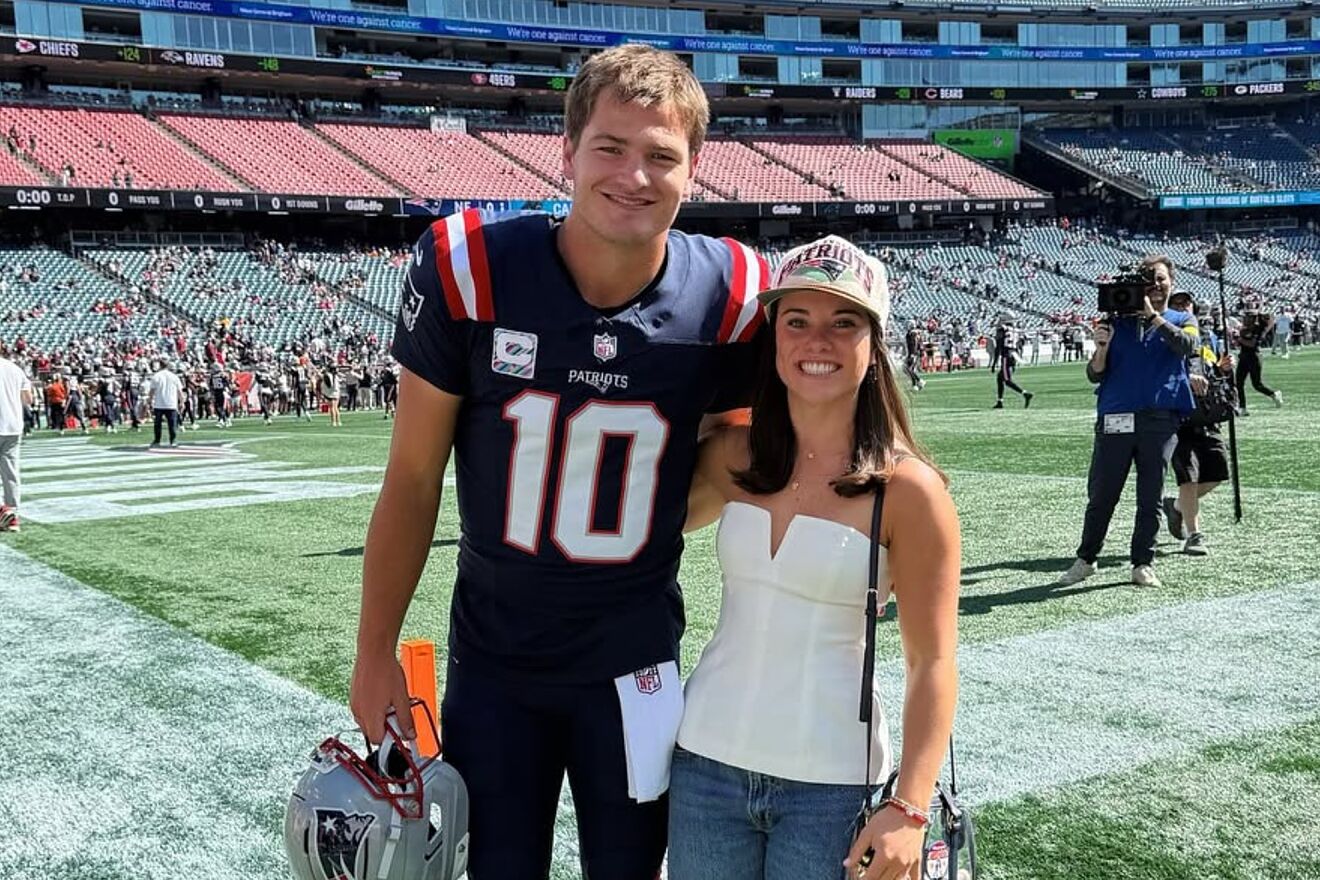 Ann Michael, Drake Maye's wife, clears up rumors with a sweet post ...