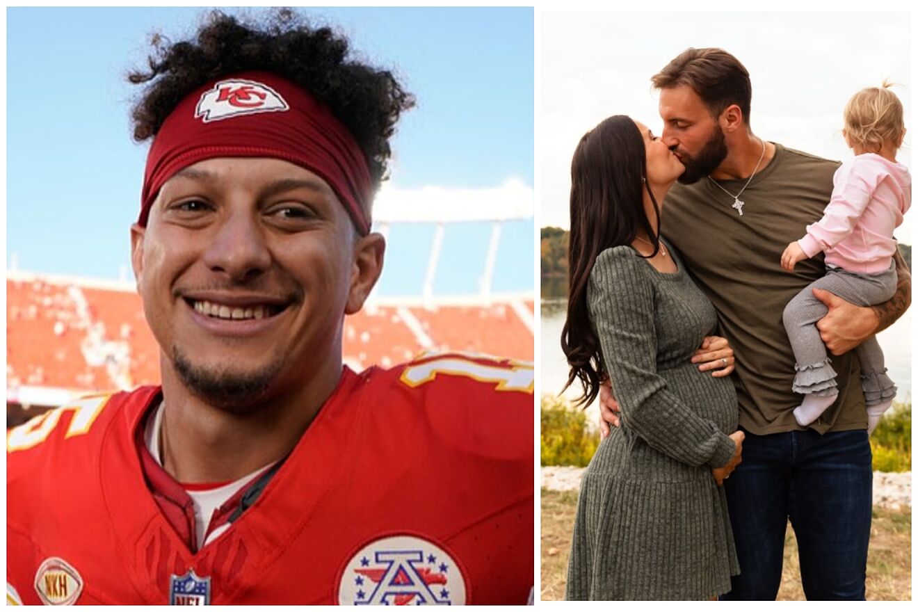 Patrick Mahomes' heartwarming reaction to teammate's newborn ...