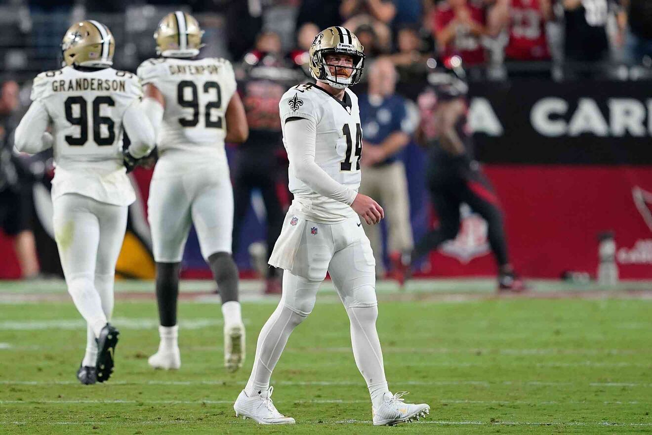Saints 34-42 Cardinals: Andy Dalton's 2-minute nightmare helps ...