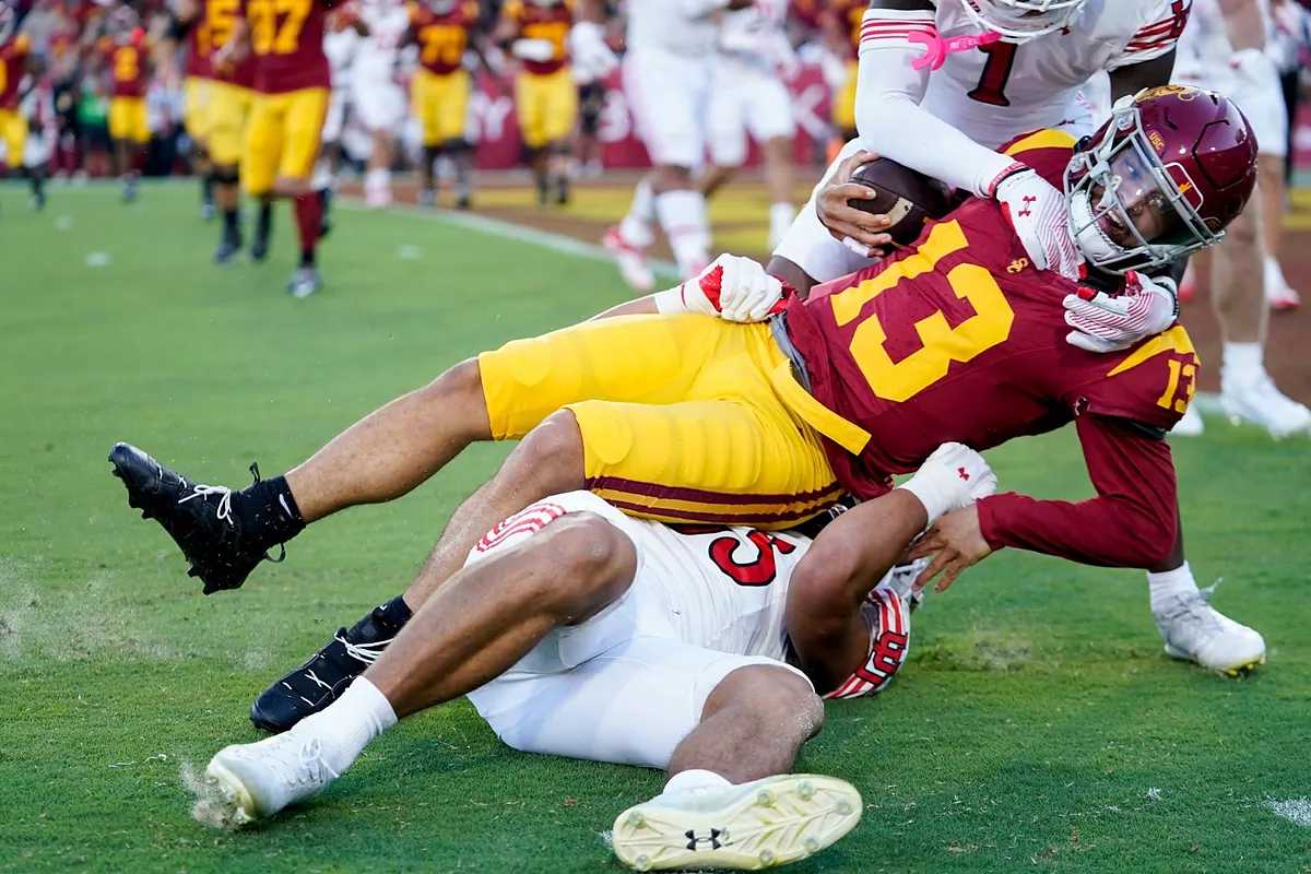 USC star Caleb Williams falls short in another CFB classic against Utah ...
