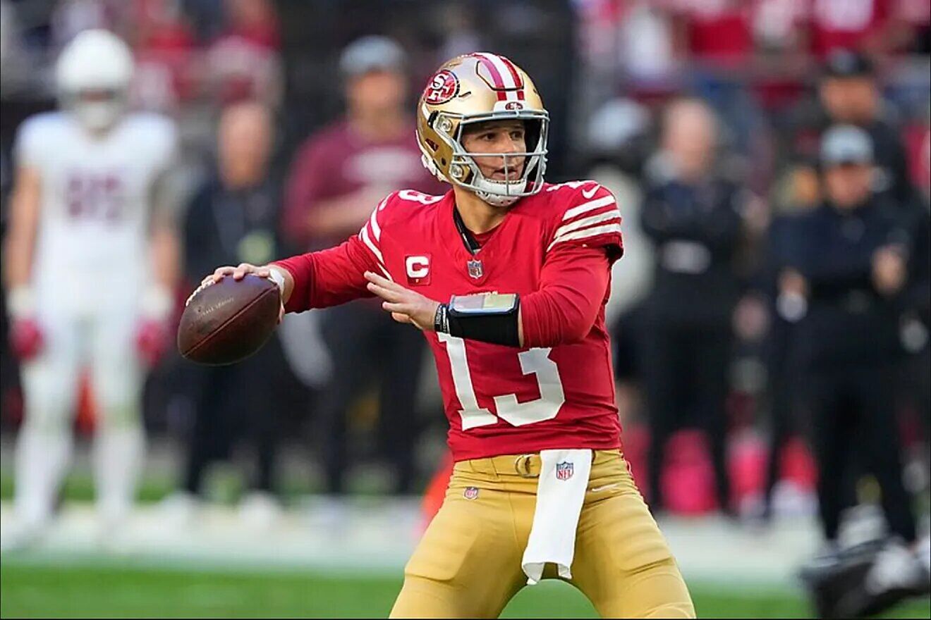 George Kittle destroys Brock Purdy's little boy label and turns him ...