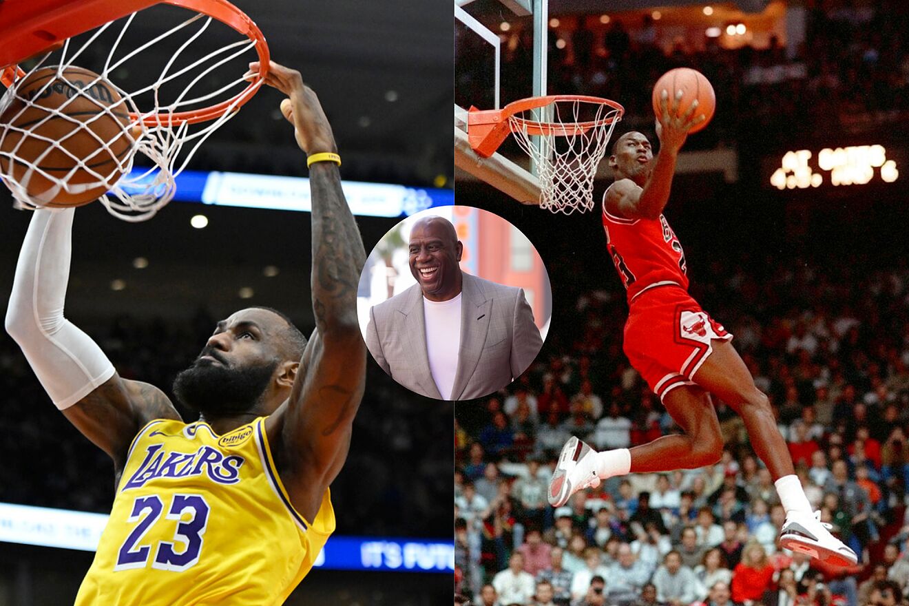 NBA legend Magic Johnson calls Michael Jordan the real GOAT, surpassing ...
