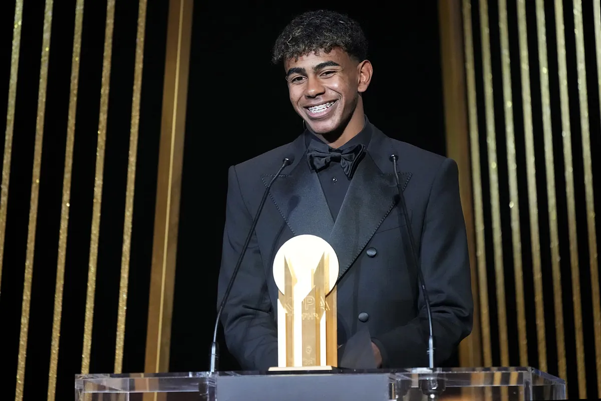 Lamine Yamal wins Kopa Trophy that cements him the best young talent ...