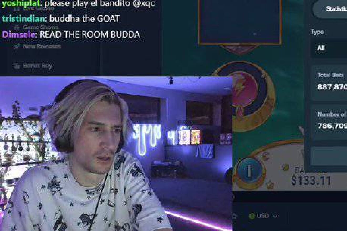 Streamers: XQC revela haber apostado más de 2.000 millones de euros en ...