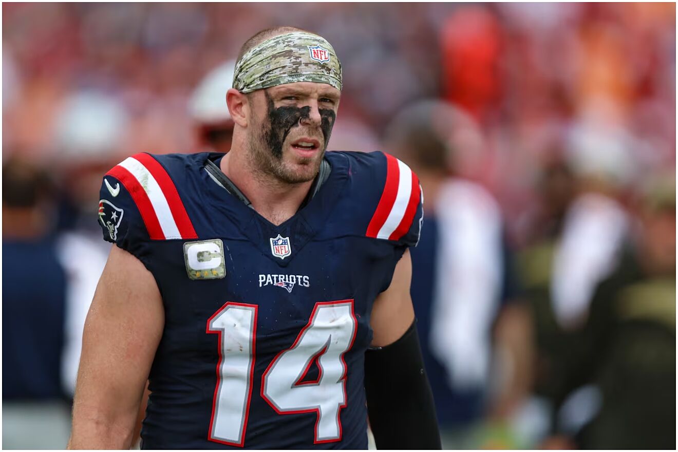 Patriots captain Robert Spillane battles his pain to be available for ...