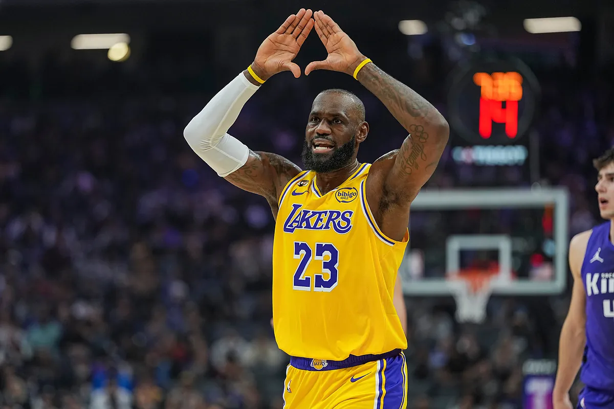 LeBron James makes history with the Lakers without the crown | Marca