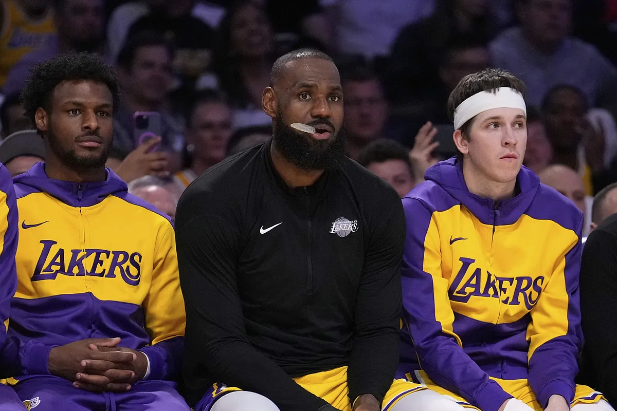 Bronny James' reaction to JJ Redick's words on his first NBA start has ...