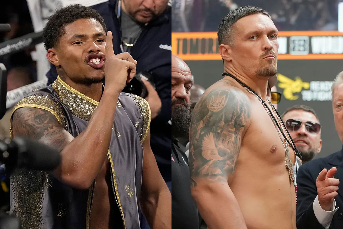 Shakur Stevenson looks past Oleksandr Usyk and names top boxer post ...