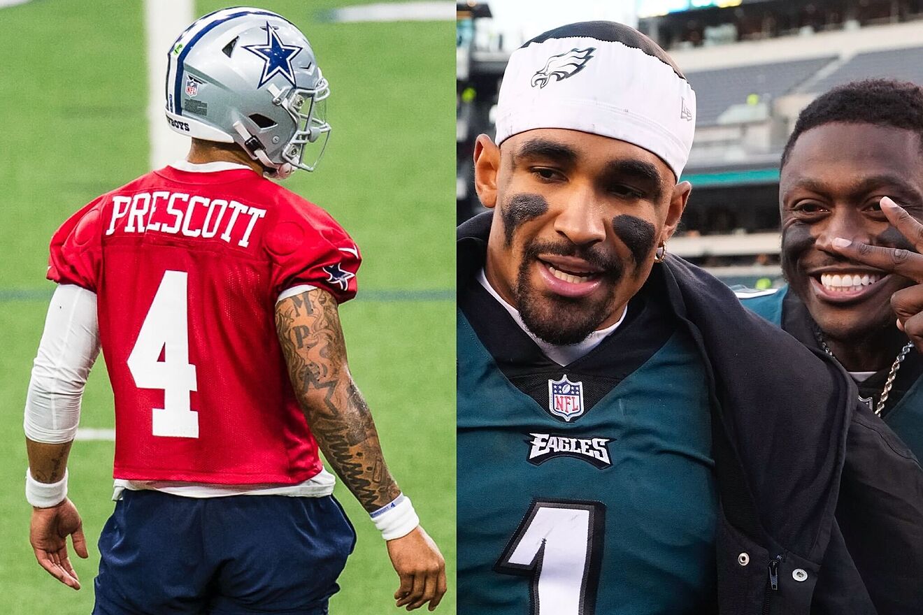 Dak Prescott cap hit nearly equals Jalen Hurts plus AJ Brown and ...