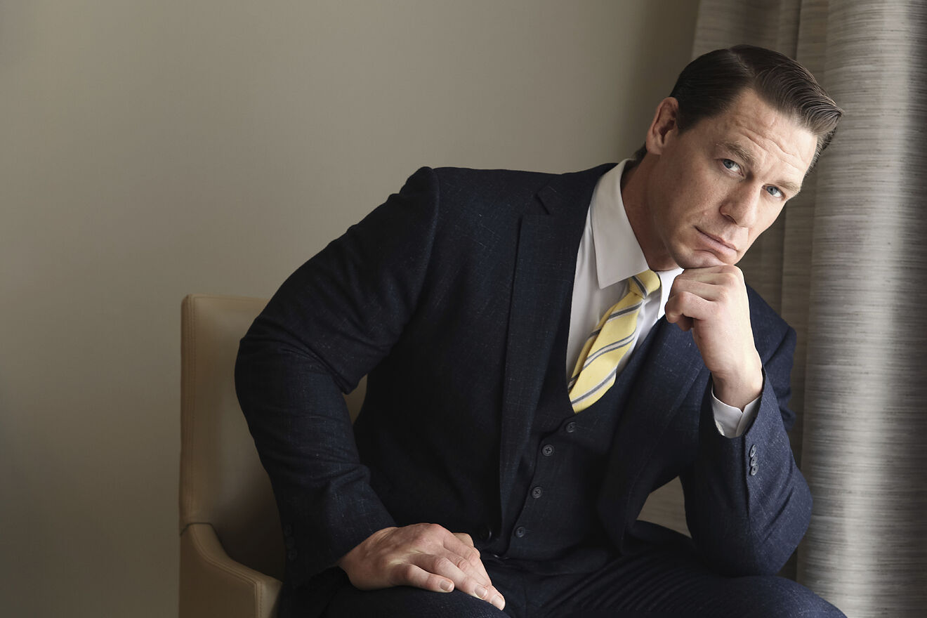 John Cena handles an awkward question with poise and delivers a ...