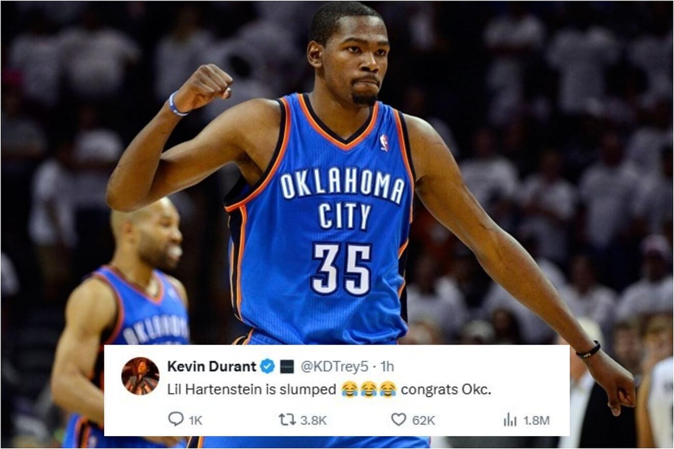 Kevin Durant's curious reaction to his former team Oklahoma City ...