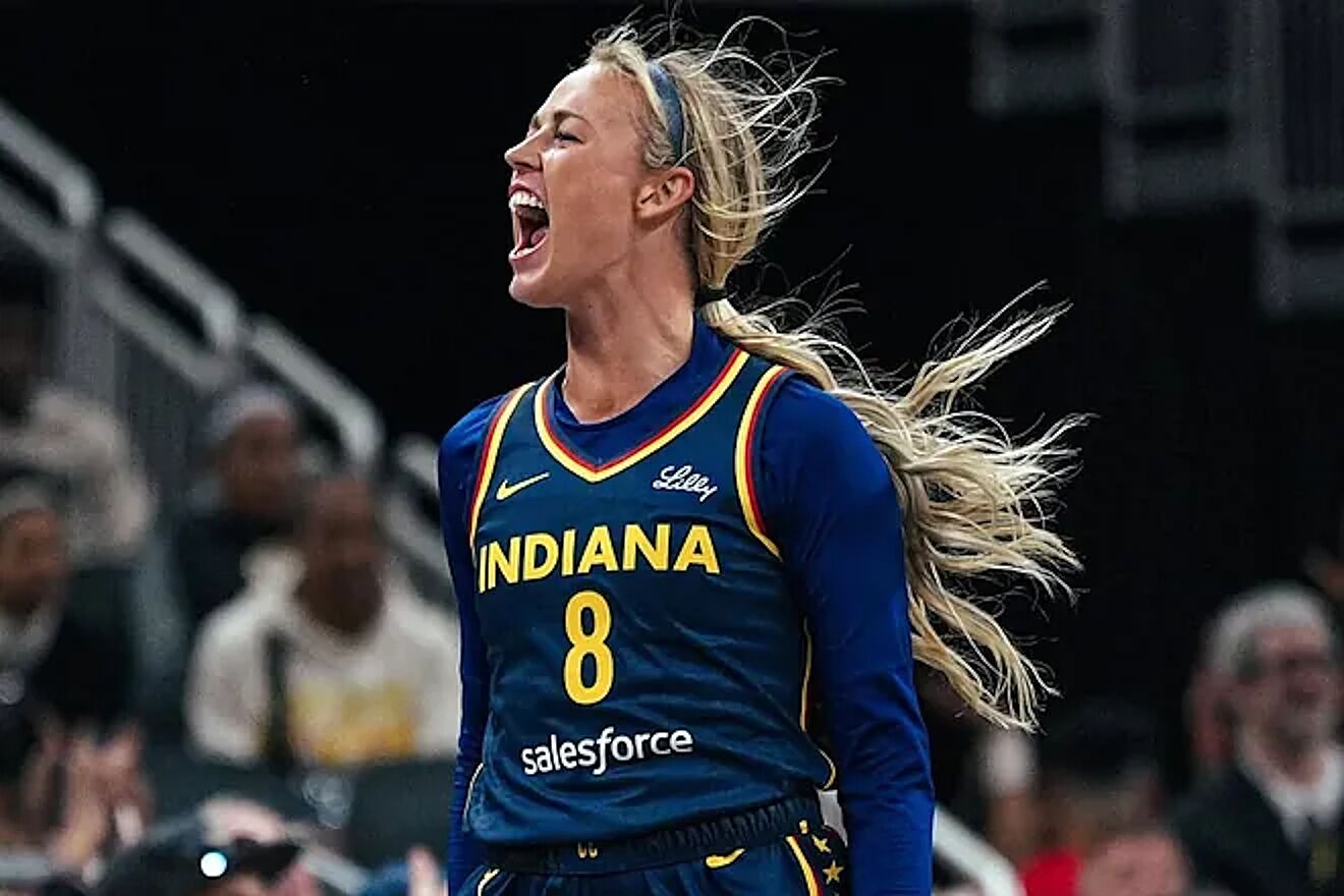 Lexie Hull's new 'look' leaves Catilin Clark and Aliyah Boston ...