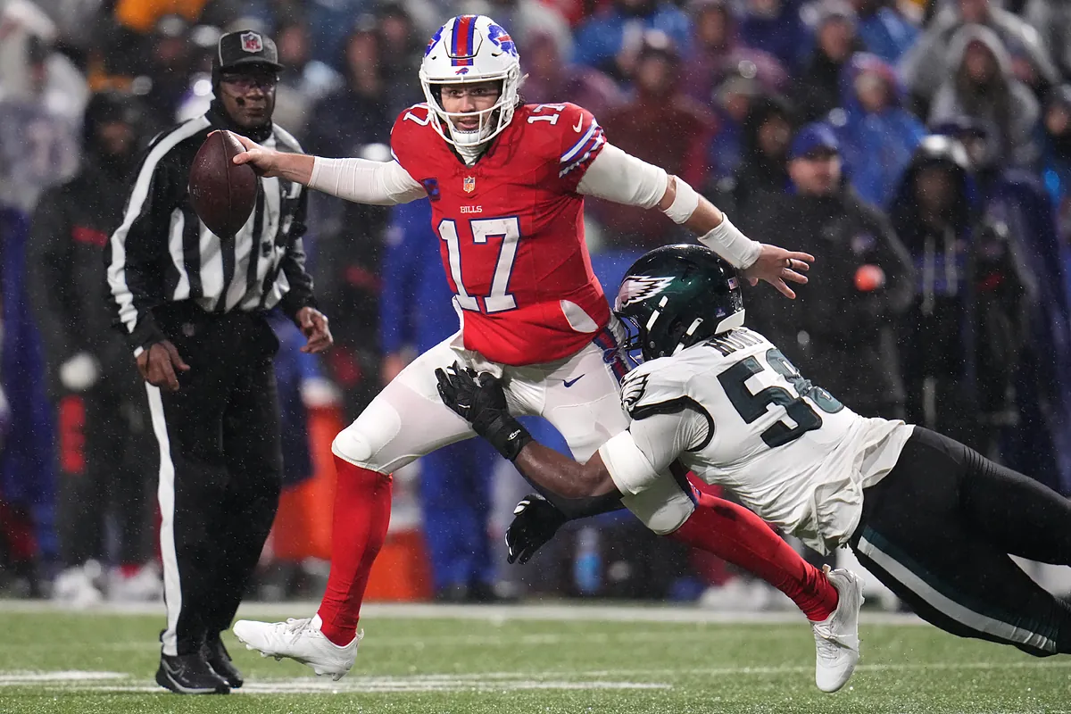 An NFL analyst puts a ton of pressure on Josh Allen one day after he ...