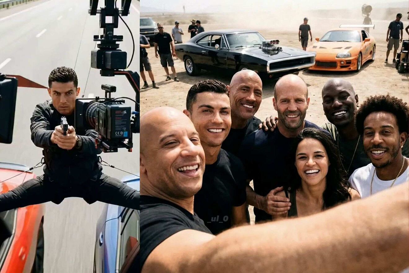 Cristiano Ronaldo looks action-ready in stunning Fast & Furious AI ...