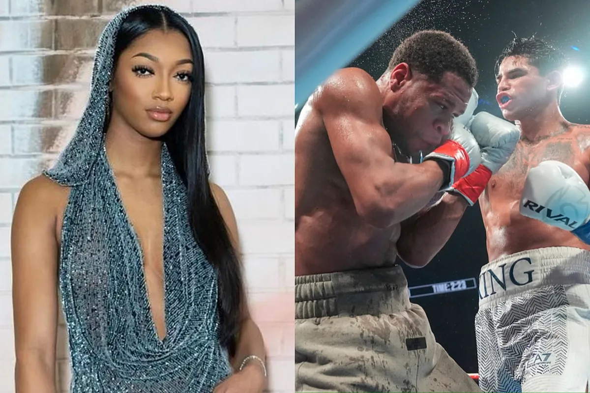 Ryan Garcia gets knockout reaction from Angel Reese after win over ...