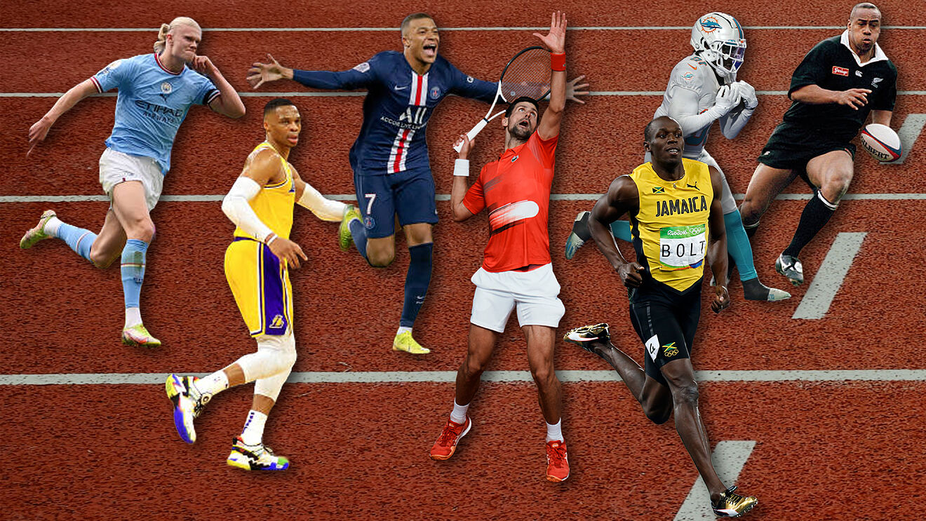 The fastest men in world sport: Who would win in a 100m race across all ...