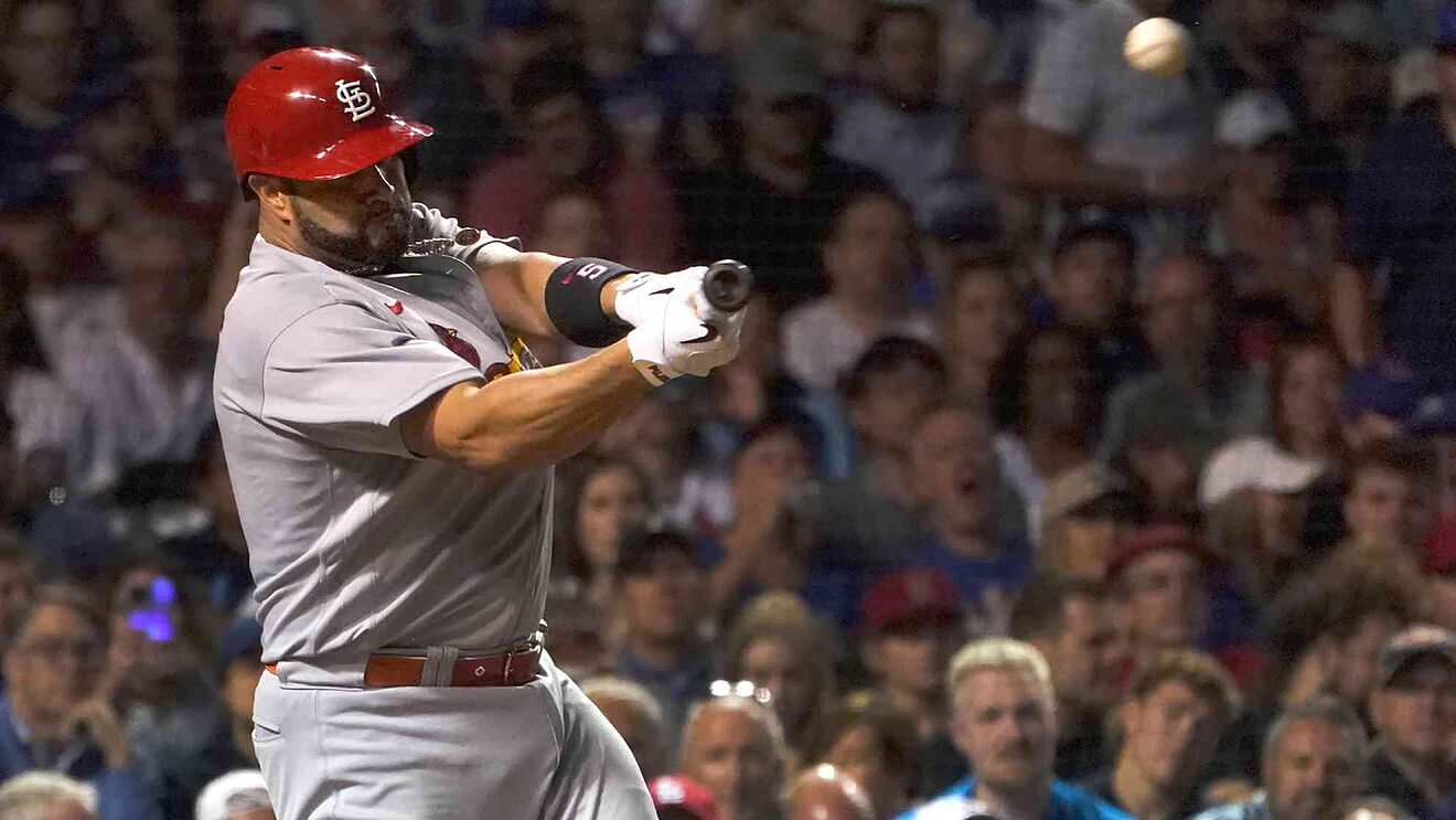 Albert Pujols is now just seven HRs shy of 700 in a race against time ...