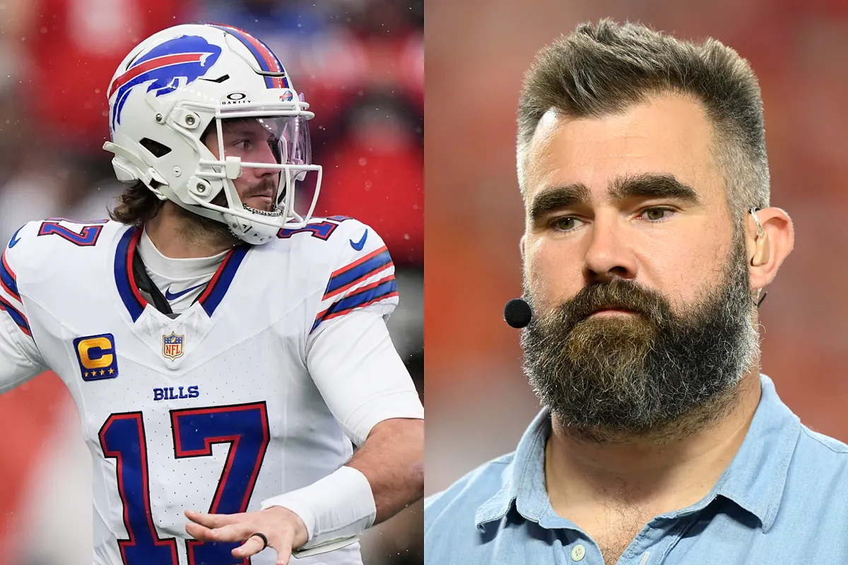 Jason Kelce doesn't forgive Josh Allen after missing a 2-point ...