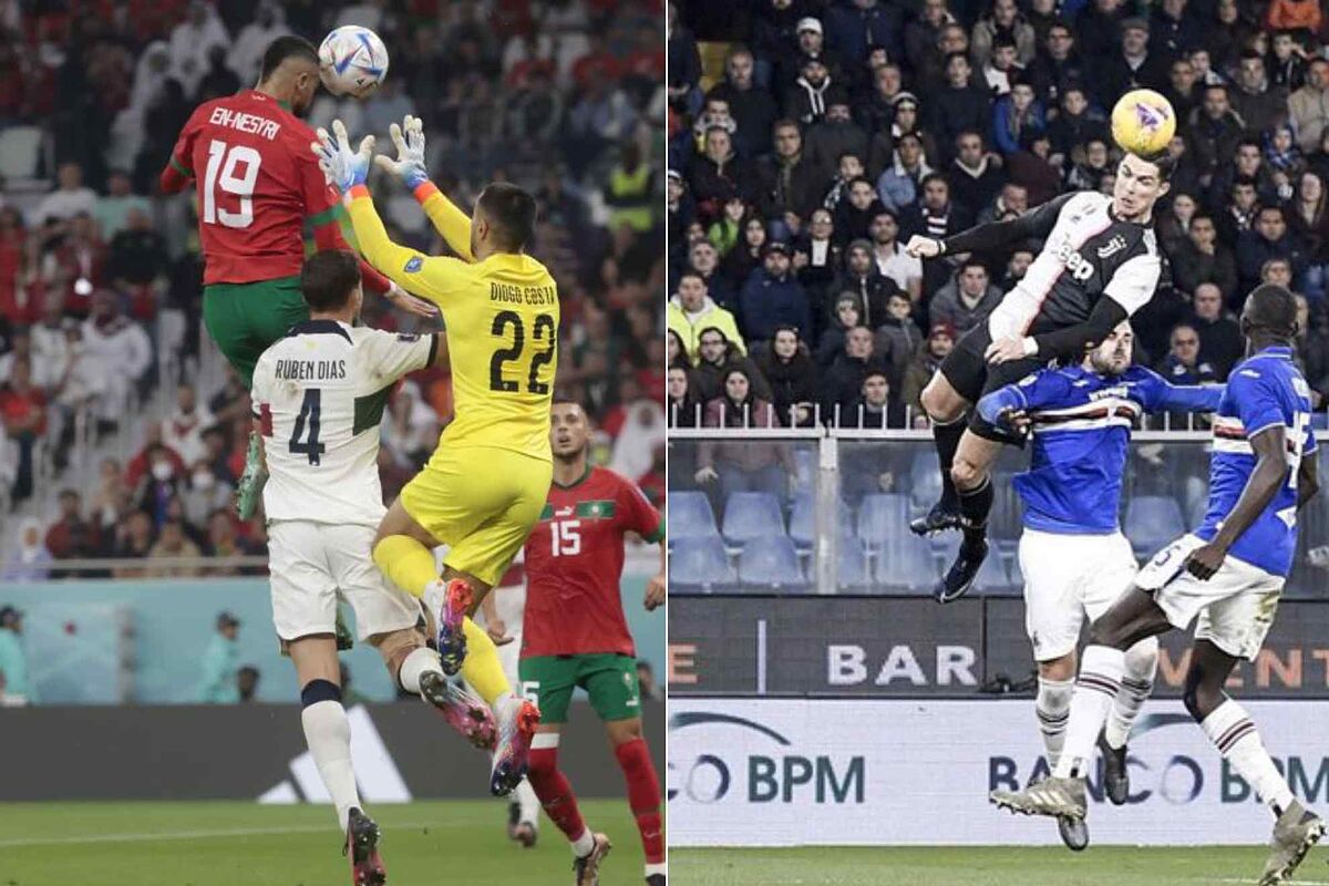 World Cup 2022: En-Nesyri beats Cristiano Ronaldo's record for highest ...