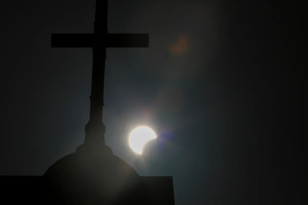 Solar Eclipse's 2024 spectacular first video captured from space | Marca